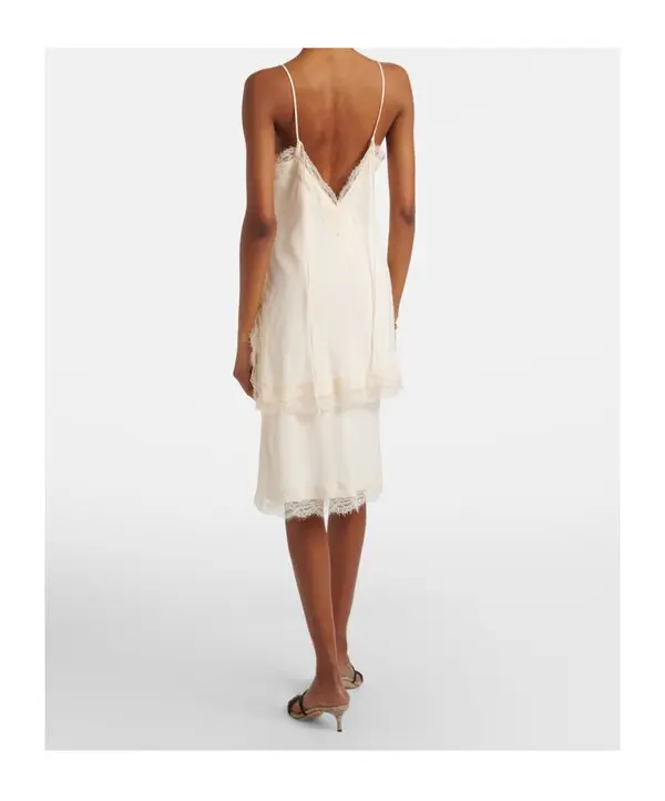 RÓHE Lace-trimmed Midi Skirt