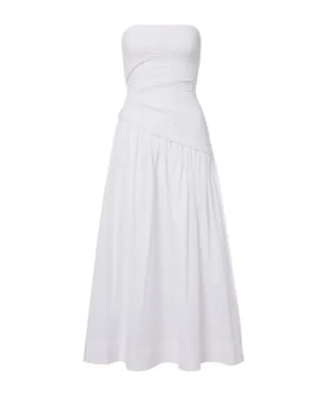 Staud Nia Cotton Midi Dress