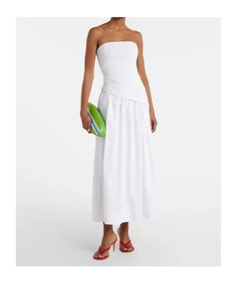 Staud Nia Cotton Midi Dress