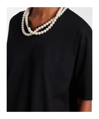 Junya Watanabe Oversized Embellished Cotton T-shirt