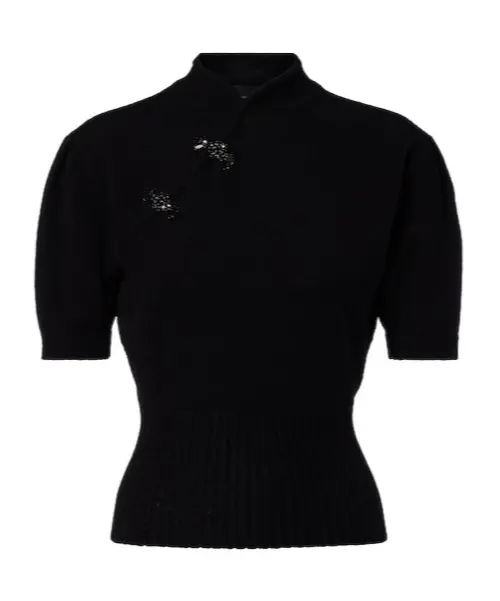 Simone Rocha Embellished Cashmere Sweater