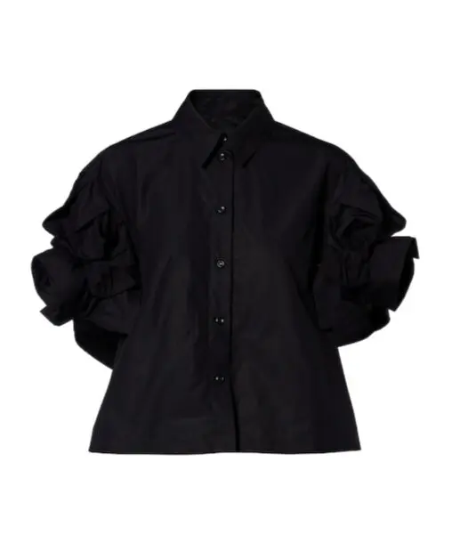 Simone Rocha Puff-sleeve Cotton Shirt