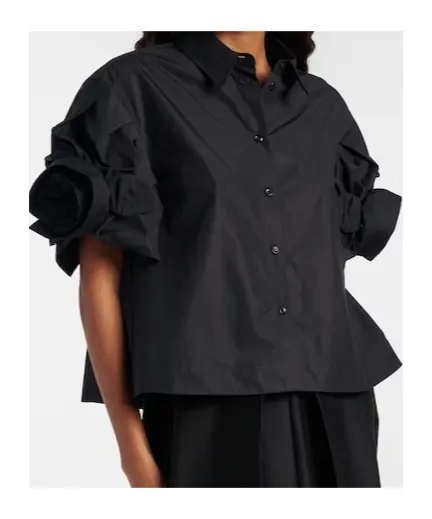 Simone Rocha Puff-sleeve Cotton Shirt