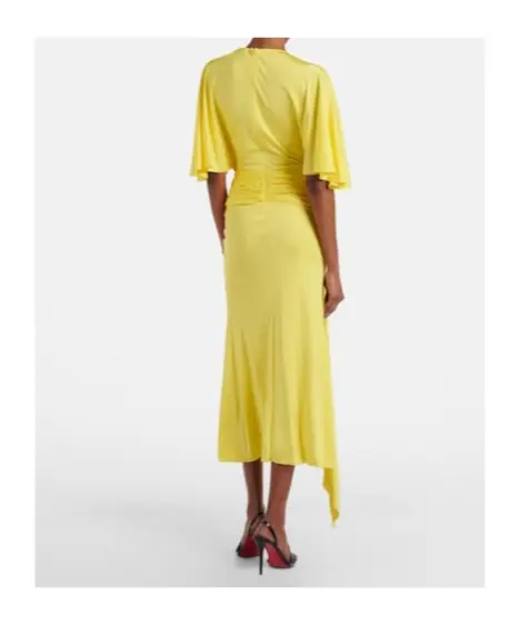 David Koma Floral-appliqué Jersey Cocktail Dress