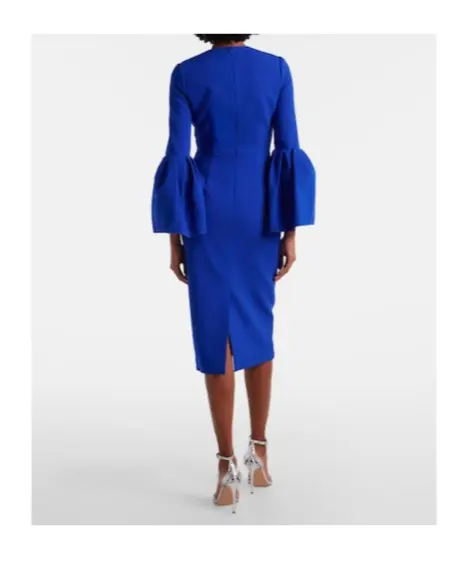 ROKSANDA Margot Crepe Midi Dress
