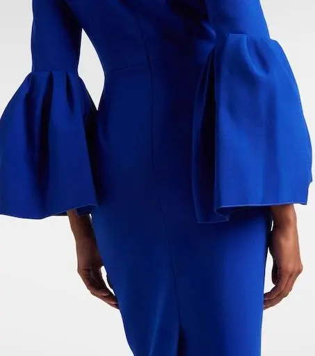ROKSANDA Margot Crepe Midi Dress