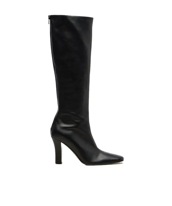 THE ROW Mona Leather Knee-high Boots