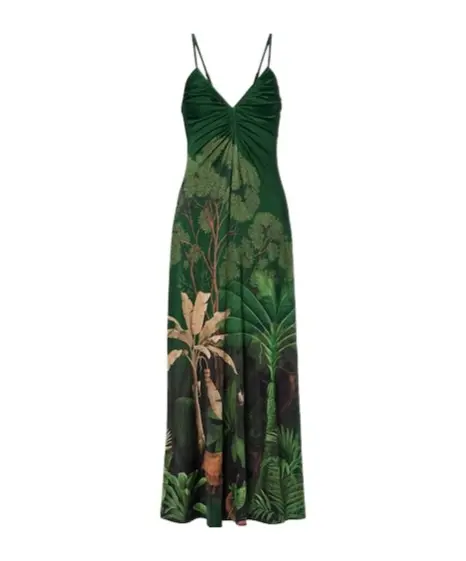 Johanna Ortiz Printed Jersey Midi Dress