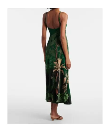Johanna Ortiz Printed Jersey Midi Dress