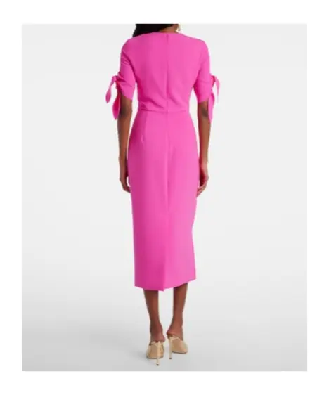 Carolina Herrera Crepe Cocktail Dress
