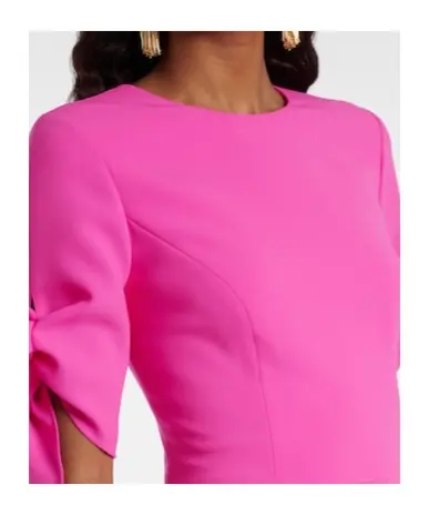 Carolina Herrera Crepe Cocktail Dress