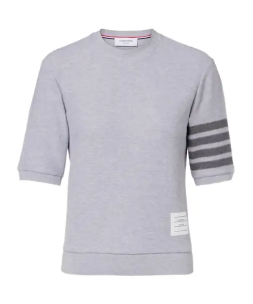 Thom Browne 4-bar Cotton Jersey T-shirt