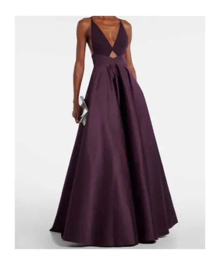 Solace Avallon Cutout Satin Gown