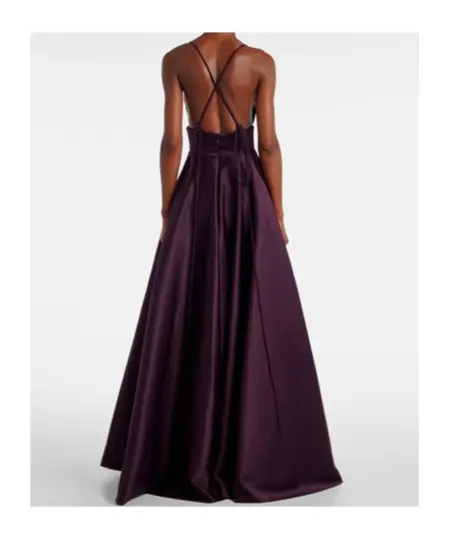 Solace Avallon Cutout Satin Gown