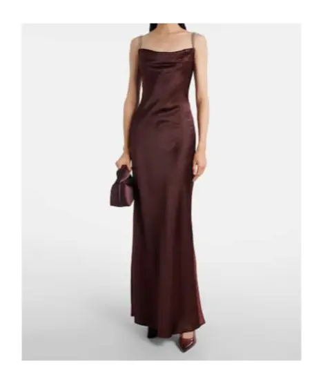 SELF-PORTRAIT Embellished Satin Gown