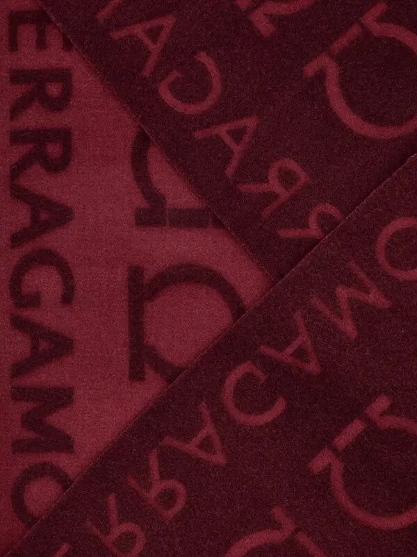 FERRAGAMO Gancini Jacquard Scarf