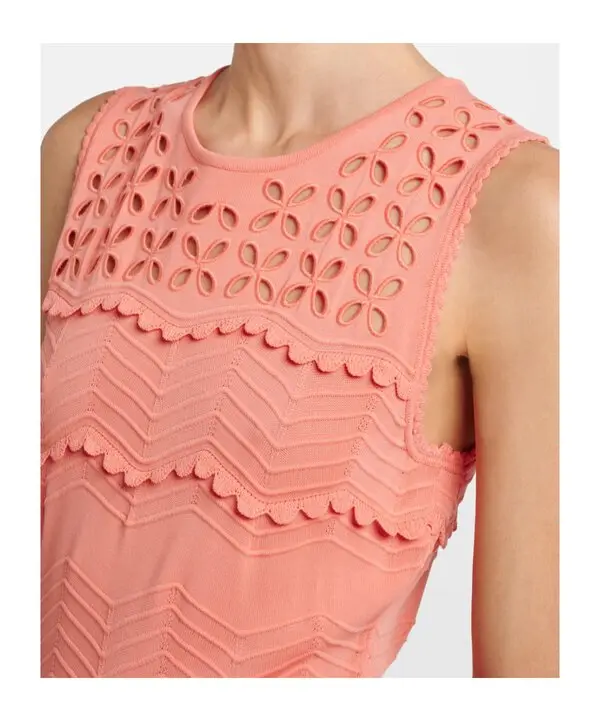 Ulla Johnson Lakshmi Broderie Anglaise Maxi Dress - Pink