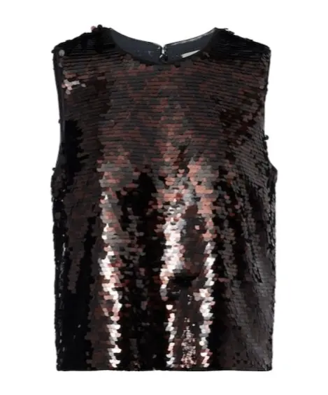 Staud Sequined Top