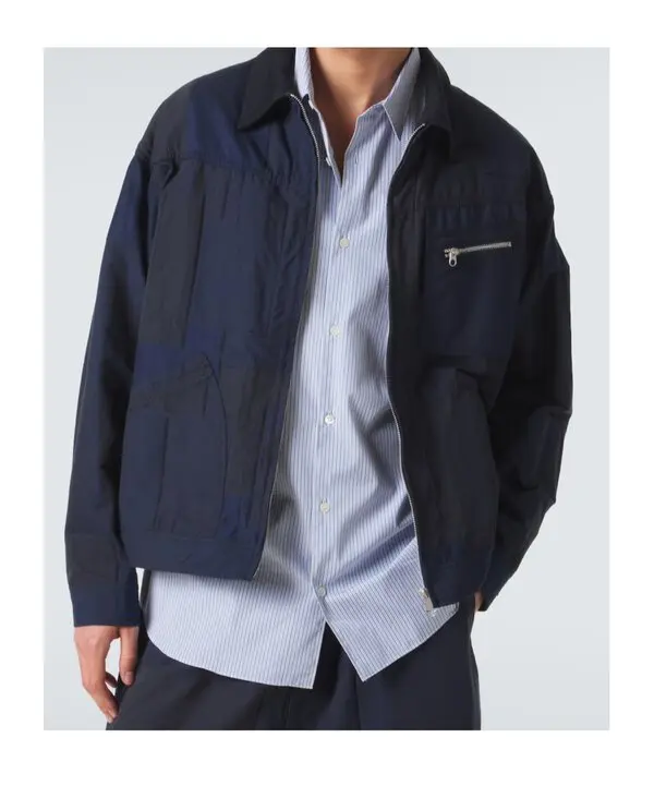 Comme Des Garçons Cotton Blend Long-sleeved Jacket