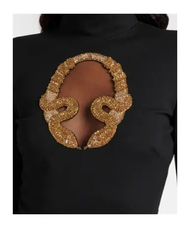 Roberto Cavalli Embellished Bodysuit