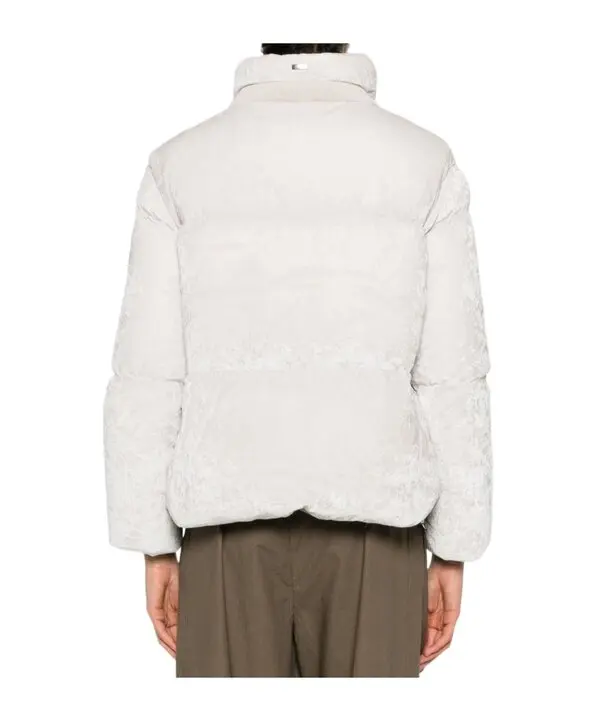Herno Quilted Crushed-velvet Jacket