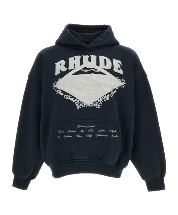 Rhude Long-sleeved Sweatshirt - Black