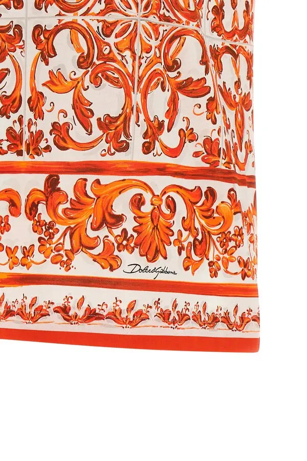 Dolce & Gabbana Majolica Print Crewneck T-shirt