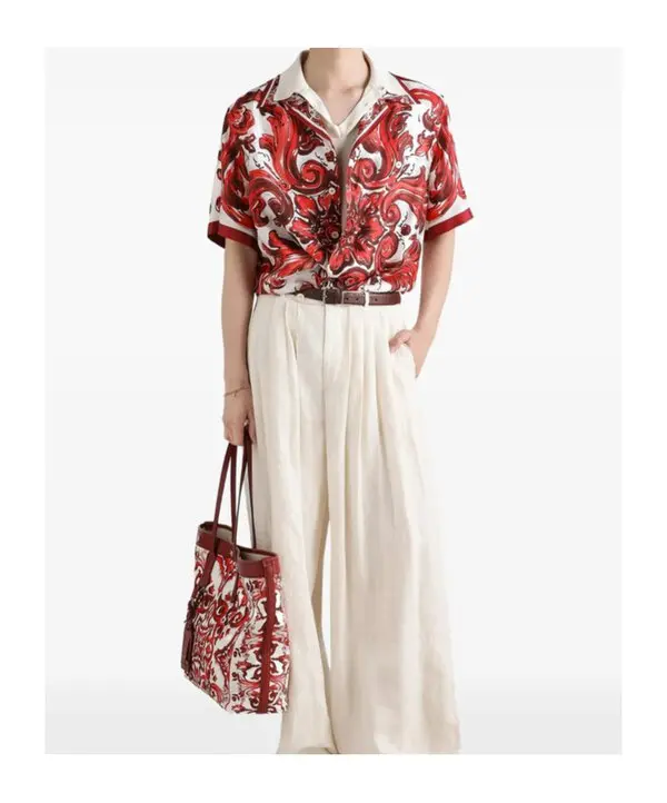 Dolce & Gabbana Collared Short-sleeved Shirt