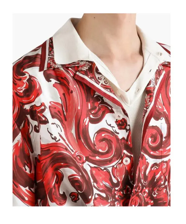 Dolce & Gabbana Collared Short-sleeved Shirt