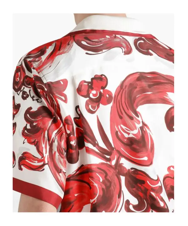Dolce & Gabbana Collared Short-sleeved Shirt