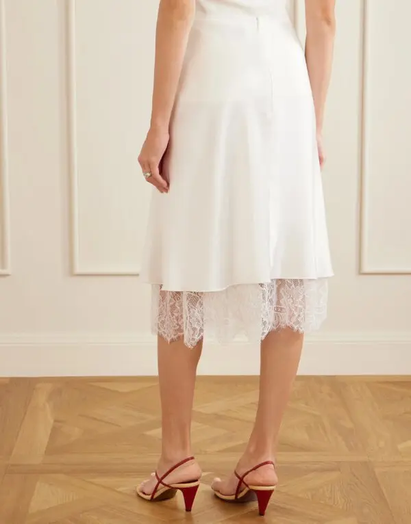 SIR. Pleated Midi Skirt