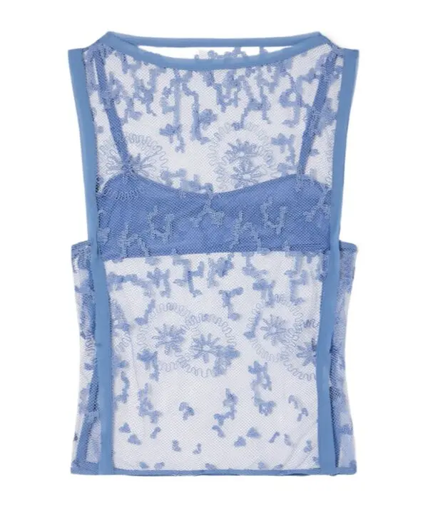 SIR. Embroidered Tulle Vest