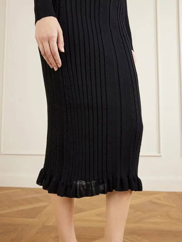 Proenza Schouler Monet Ribbed Knit Dress