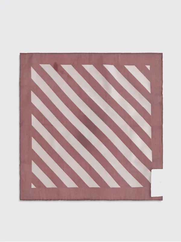 Brunello Cucinelli Diagonal-stripe Silk Pocket Square
