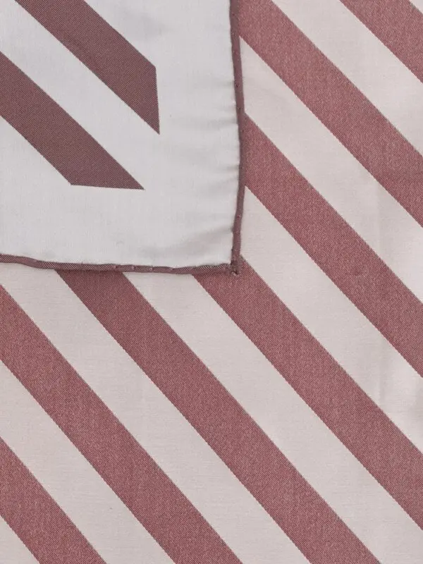 Brunello Cucinelli Diagonal-stripe Silk Pocket Square