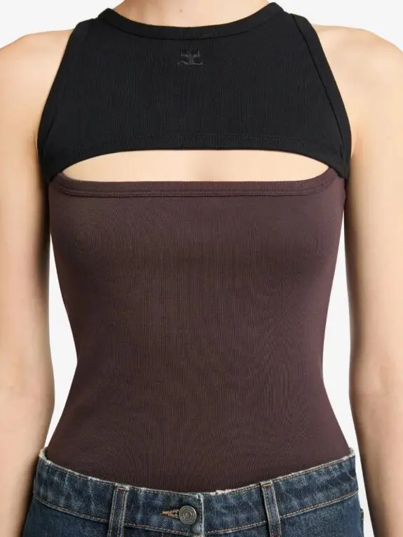 COURREGES Color-blocked Vest
