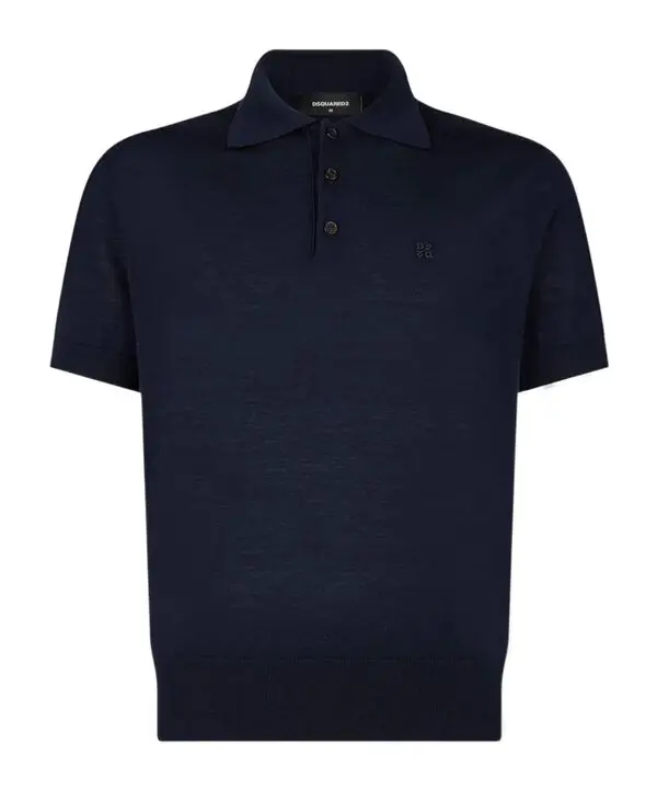 Dsquared2 D2 Upside Down Polo - Blue