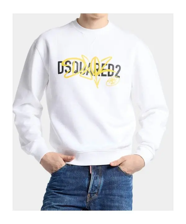 Dsquared2 Graffiti Cool Fit Crewneck