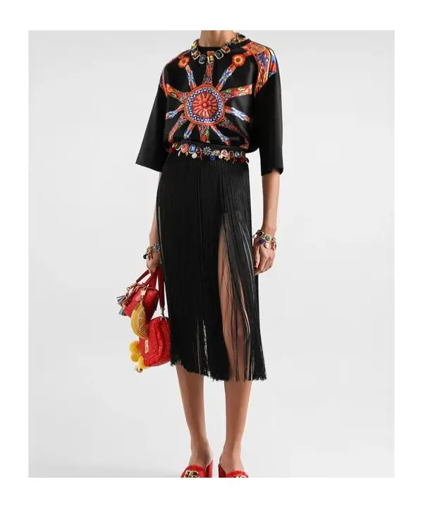 Dolce & Gabbana Carretto Print Jersey T-shirt