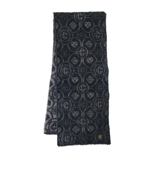 Casablanca Monogram Fluffy Scarf