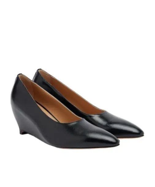 MAISON MARGIELA Leather Wedge Pumps