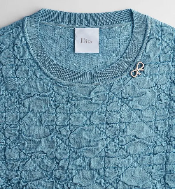 Dior Macrocannage Short-sleeved Sweater