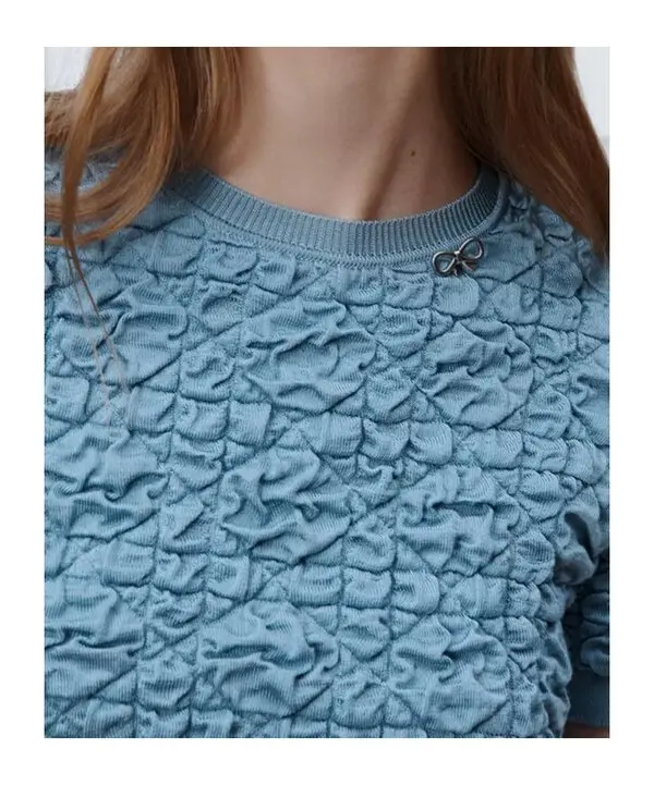 Dior Macrocannage Short-sleeved Sweater