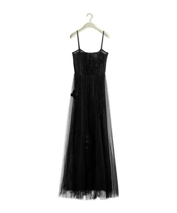 Dior Embroidered Long Dress