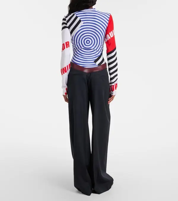 JEAN PAUL GAULTIER Casual Trousers With Belt Trim