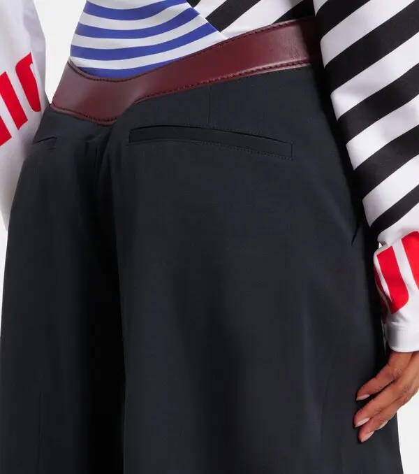 JEAN PAUL GAULTIER Casual Trousers With Belt Trim