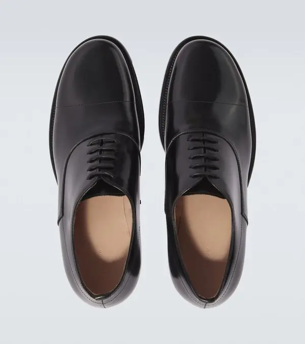 THE ROW Kai Leather Derby Shoes