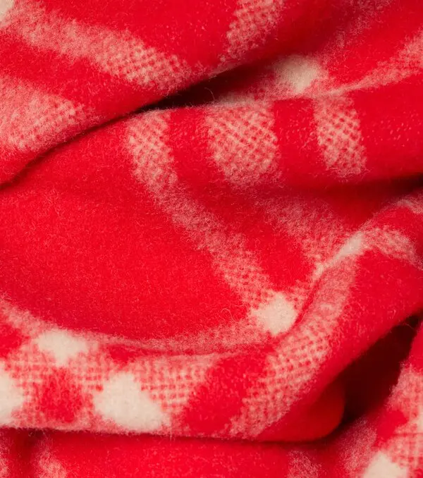 Burberry Check Wool Scarf