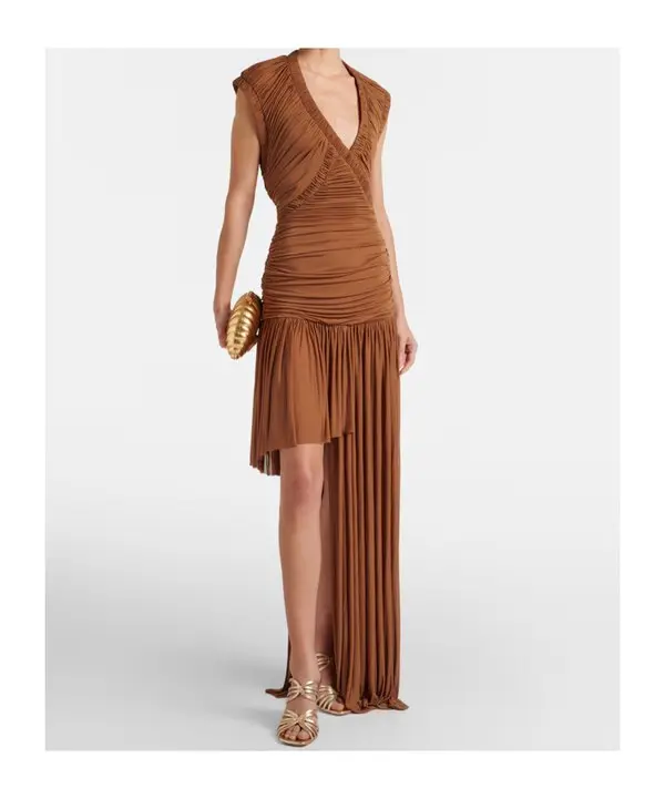 Christopher Esber Theron Draped Ruched Gown