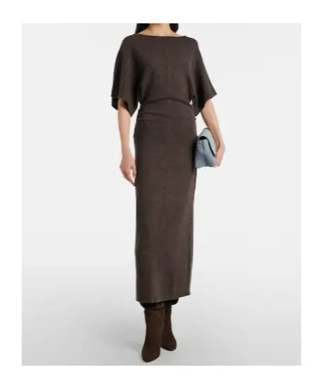 Staud Amelie Wool-blend Maxi Dress